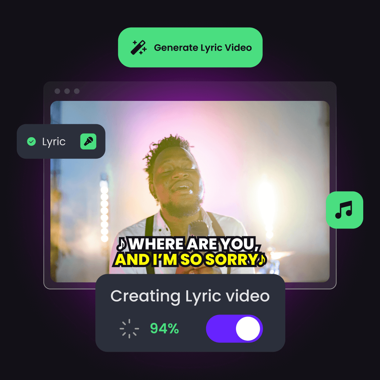 Lyric Video Maker - Create Stunning Music Videos - OpusClip